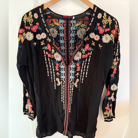 Johnny Was | Tops | Johnny Was Tunic Shirt | Poshmark